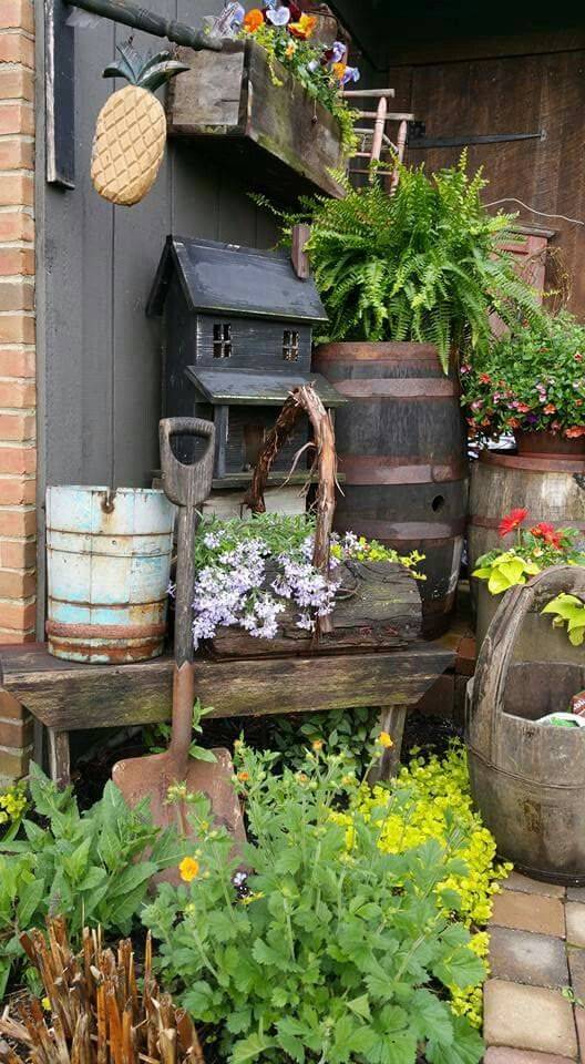 24 Primitive Garden Art Ideas You Cannot Miss | SharonSable