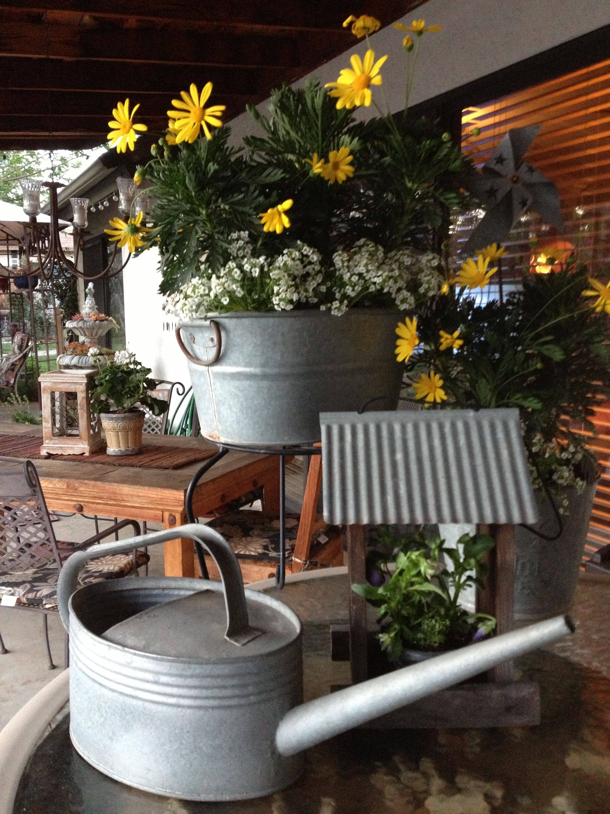 22 Galvanized Containers for Gardening Ideas You Should Check | SharonSable