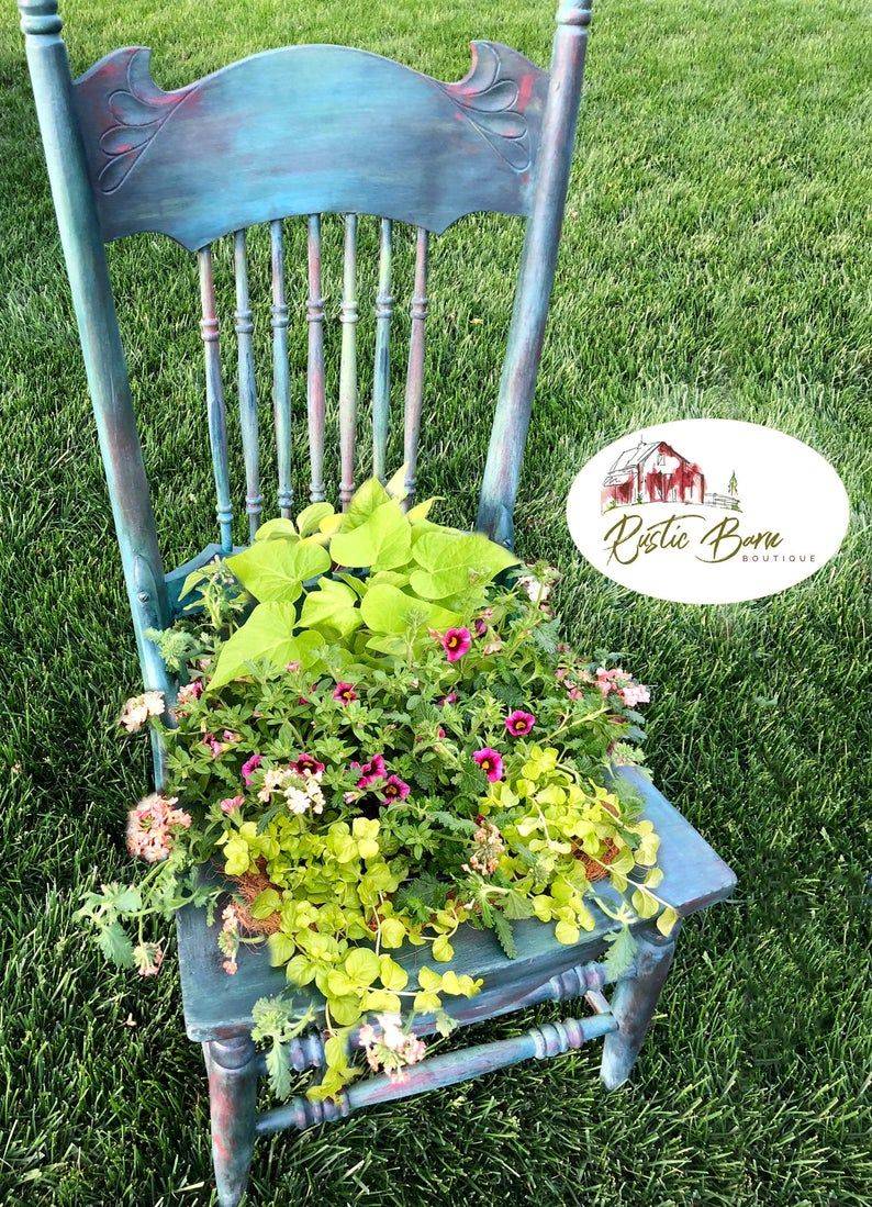 22 Old Chairs for Garden Planters Ideas You Should Check | SharonSable