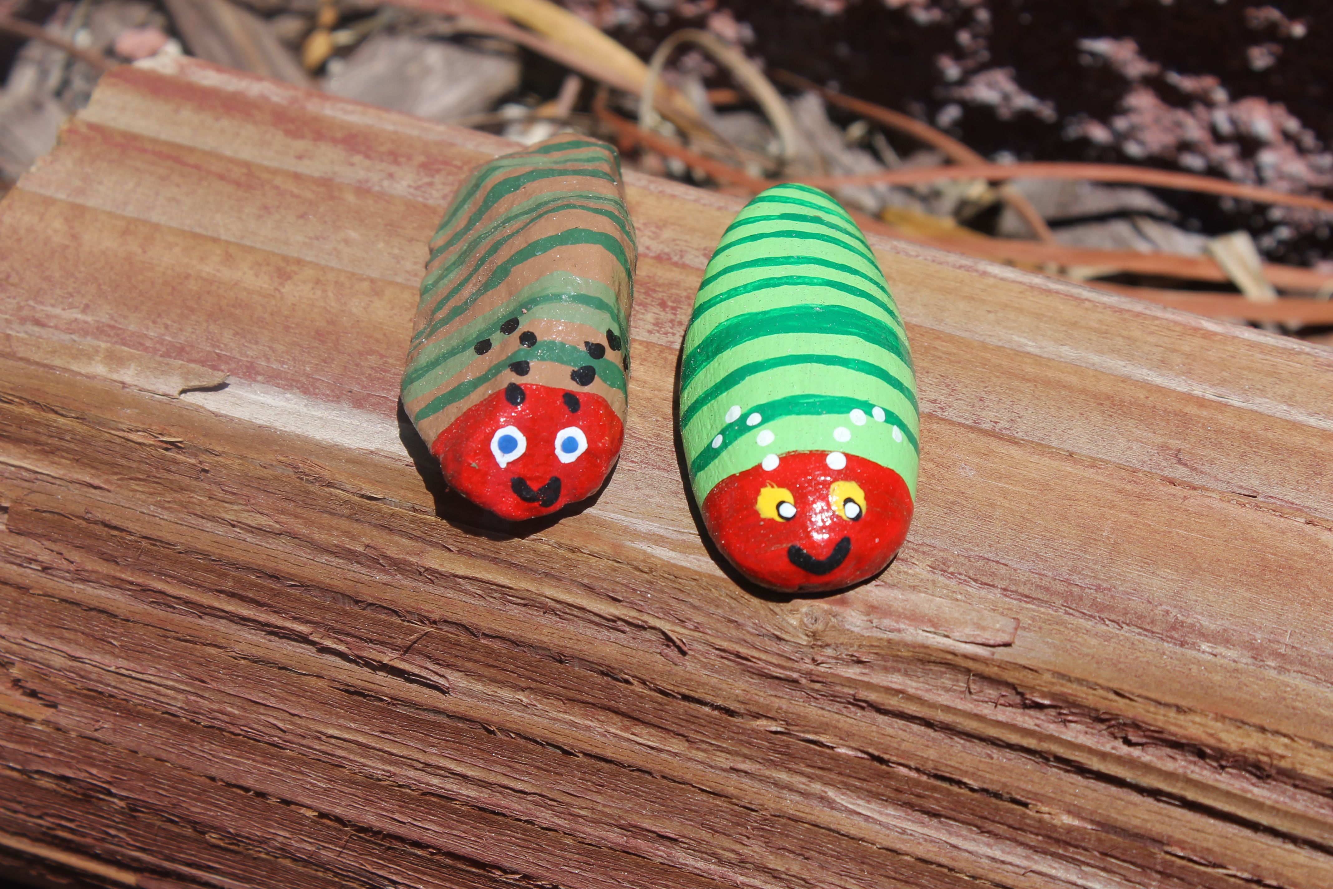 20 Rock Caterpillar Garden Art Ideas You Gonna Love | SharonSable