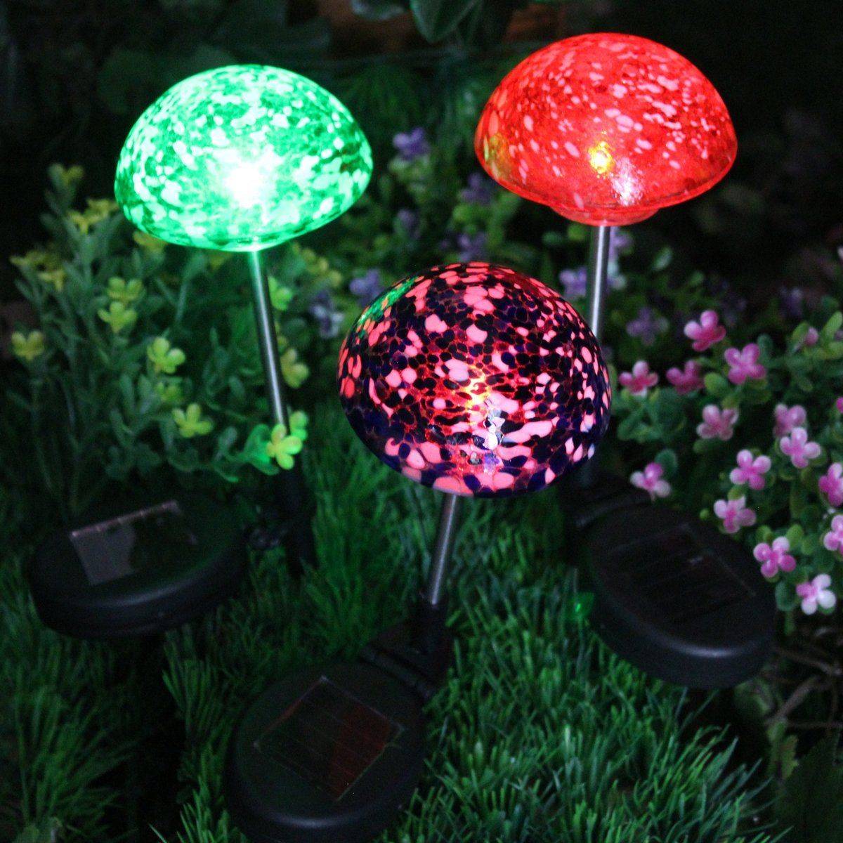 17 Solar Mushroom Garden Lights Ideas For This Year | SharonSable