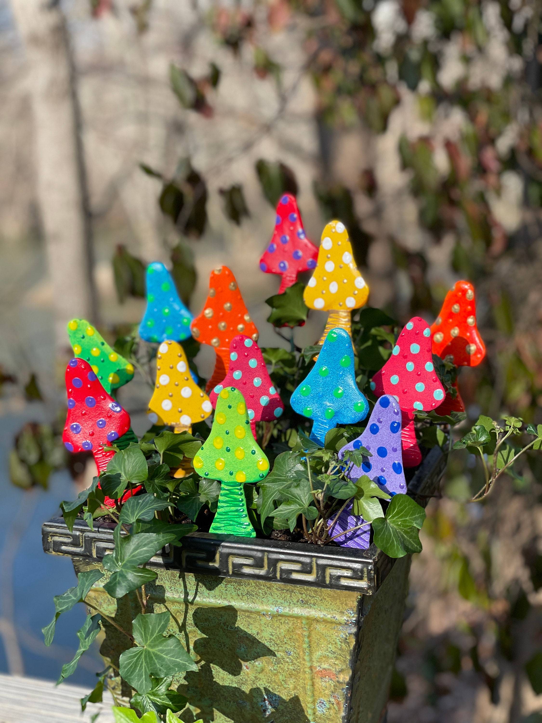 20 Mushroom Garden Stakes Ideas You Gonna Love | SharonSable