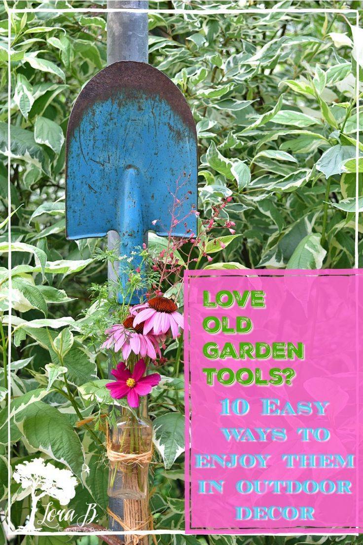 21 Repurposed Garden Tools Ideas To Try This Year | SharonSable