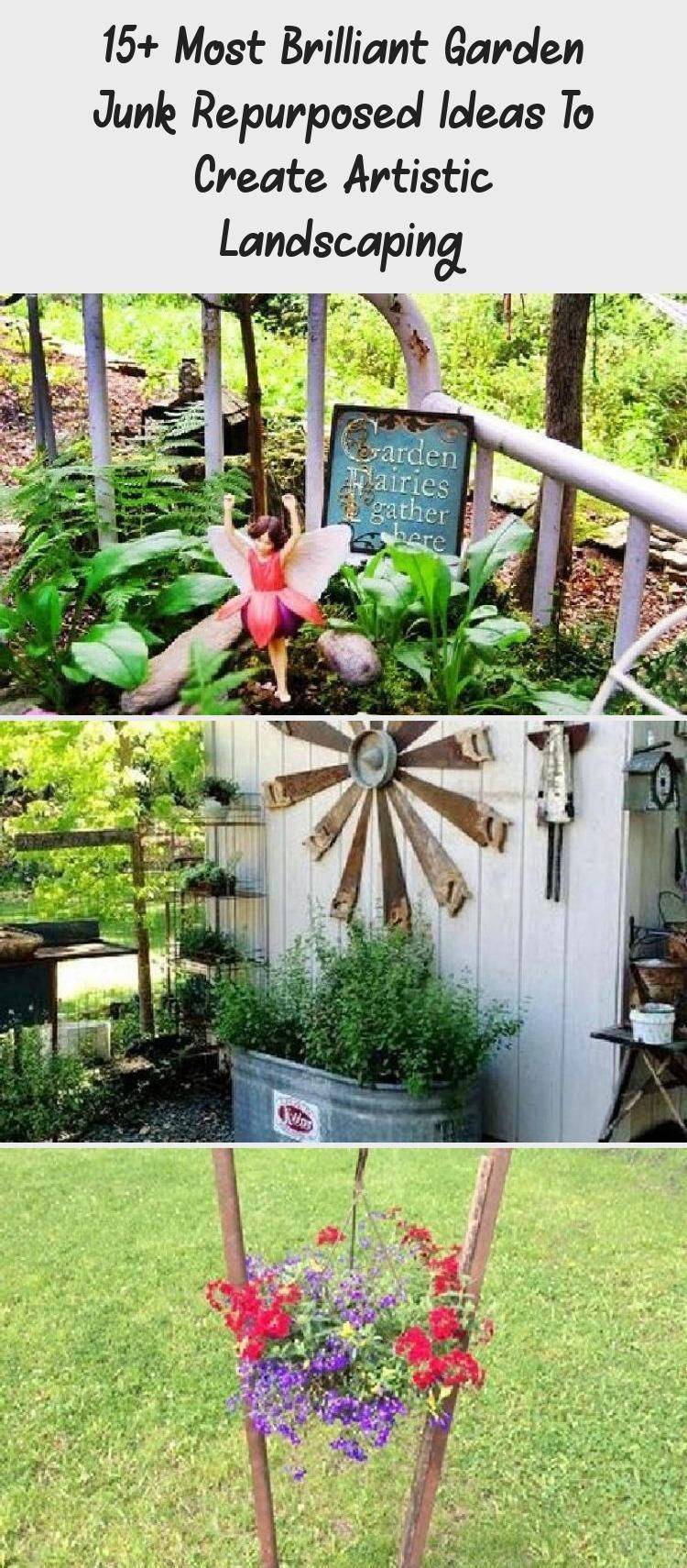 25 Repurposed Junk for Garden Decor Ideas Worth a Look | SharonSable