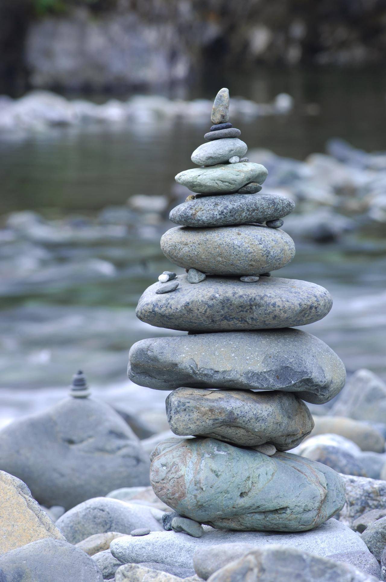 19 River Rock Sculpture Garden Ideas To Consider | SharonSable