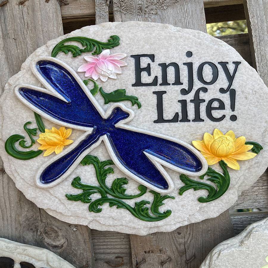 17 Garden Stepping Stone Dragonfly Ideas For This Year | SharonSable