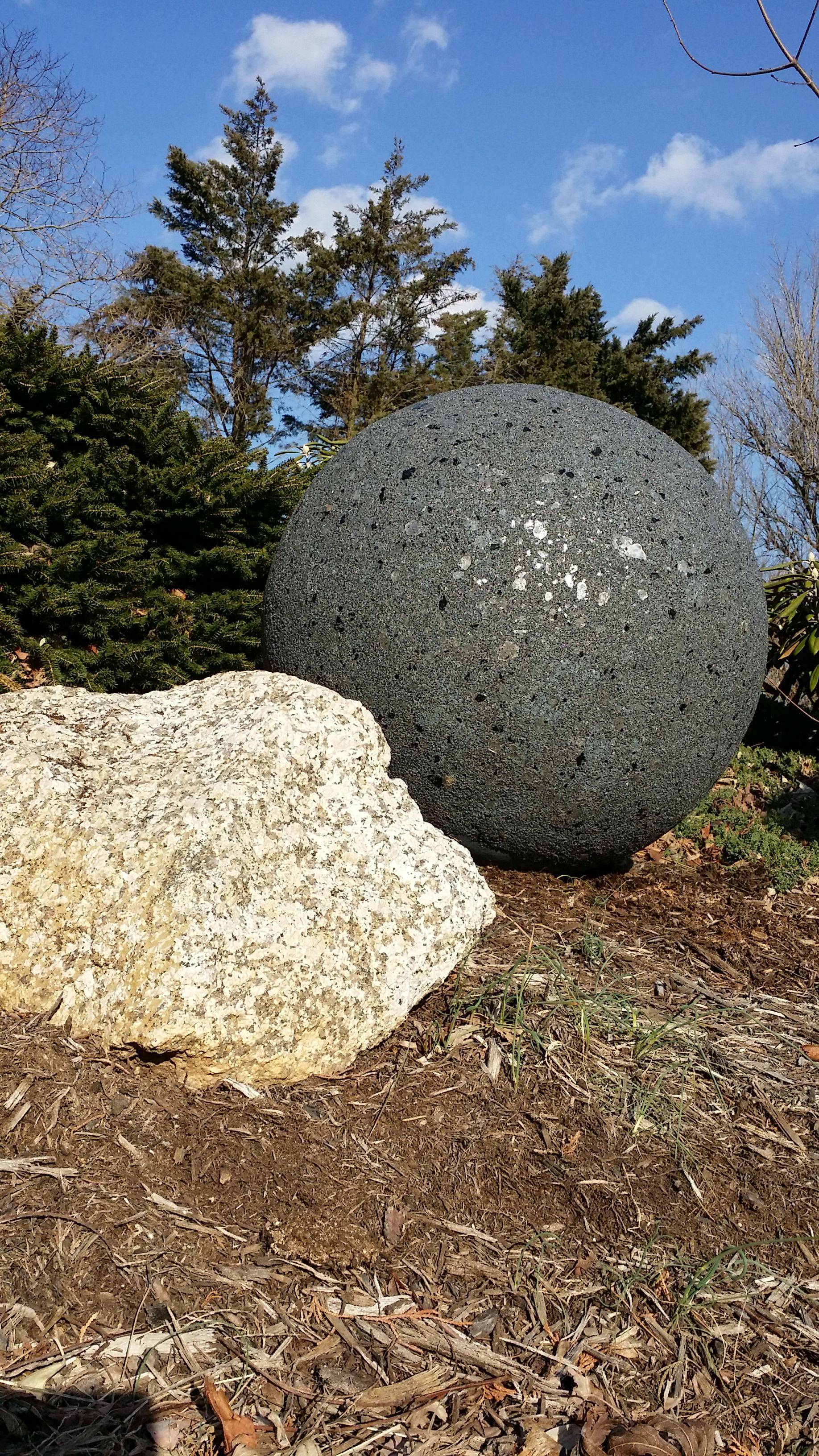 20 Stone Garden Orbs Ideas You Must Look | SharonSable