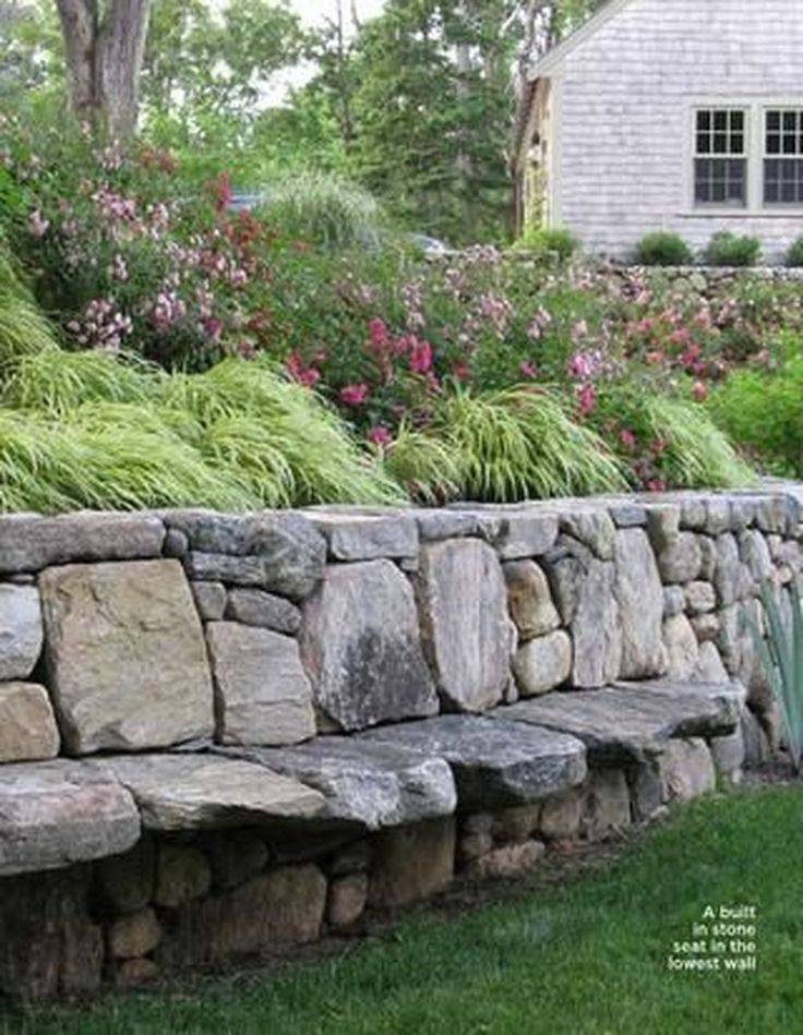 24 Stone Garden Seat Ideas To Consider | SharonSable