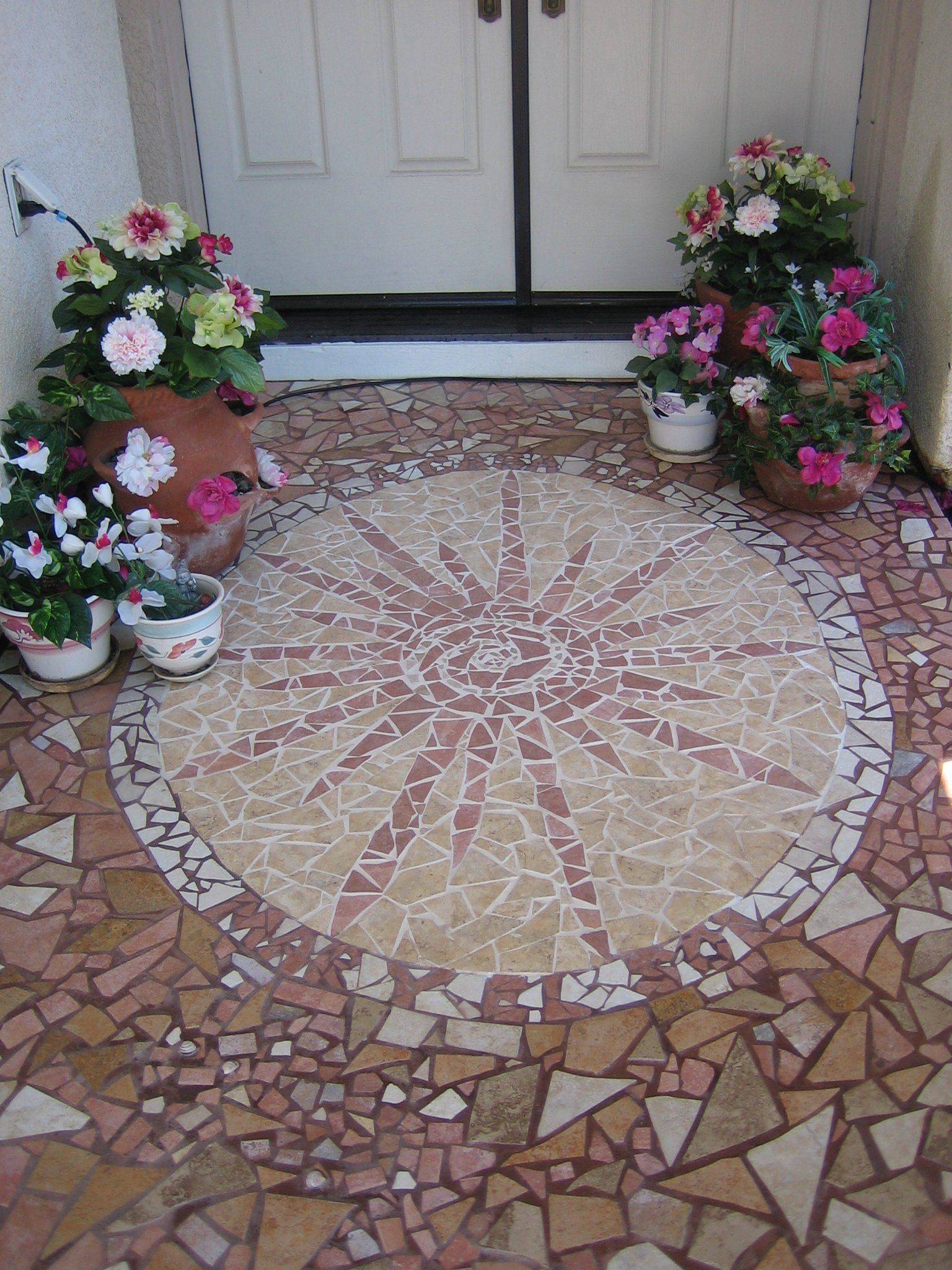 22 Mosaic Garden Floor Ideas You Should Look | SharonSable