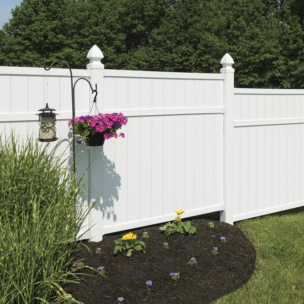 22 Vinyl Garden Fencing Ideas For This Year | SharonSable