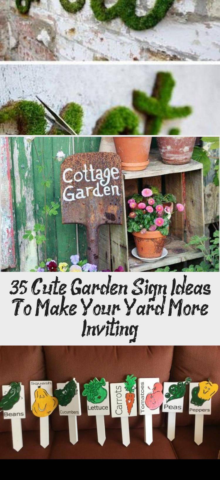 25 Cute Garden Sign Ideas You Gonna Love | SharonSable