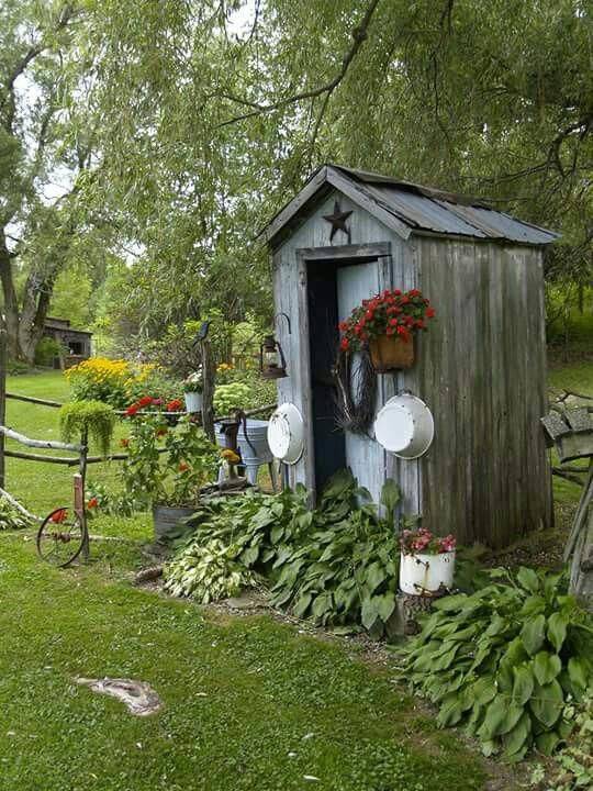 23 Primitive Rustic Garden Decor Ideas Worth a Look | SharonSable