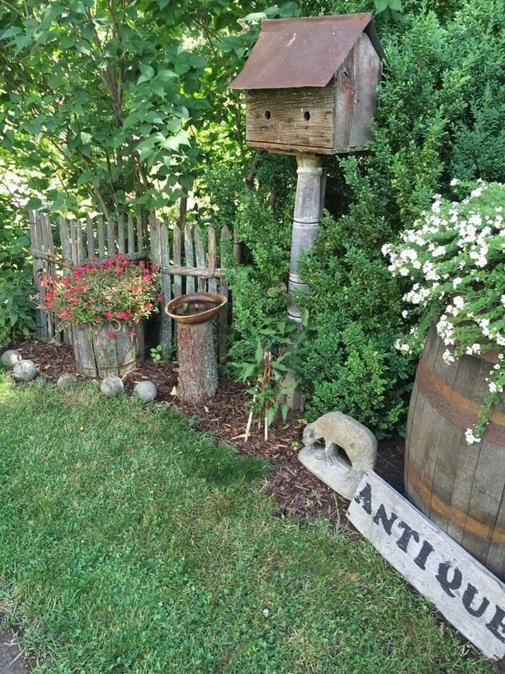 23 Primitive Rustic Garden Decor Ideas Worth a Look | SharonSable