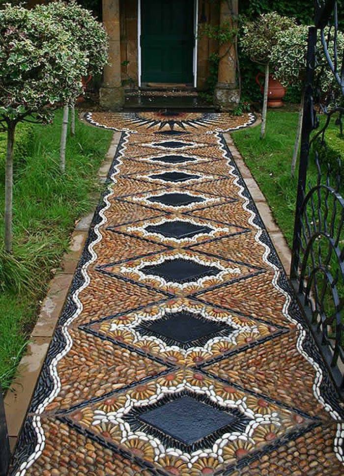 24 Pebble Mosaics Garden Art Ideas You Cannot Miss Sharonsable