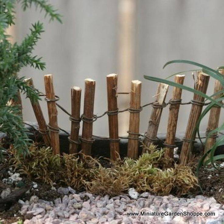 21 Fairy Garden Twig Fence Ideas To Consider | SharonSable