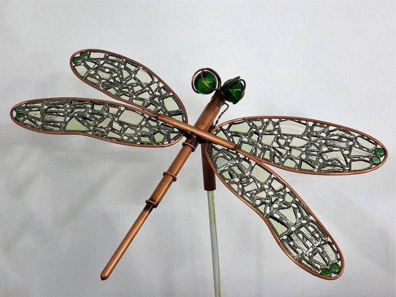 22 Copper Dragonfly Garden Art Ideas You Must Look | SharonSable