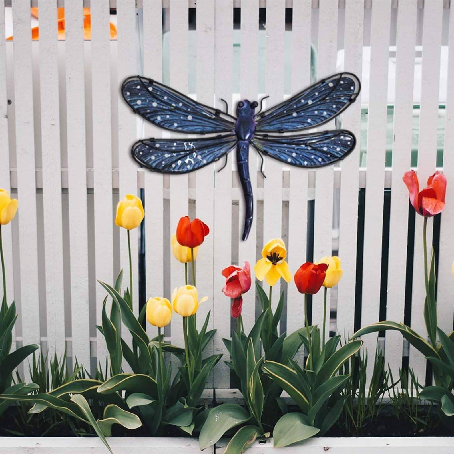 19 Dragonfly Outdoor Garden Wall Art Ideas To Try This Year | SharonSable