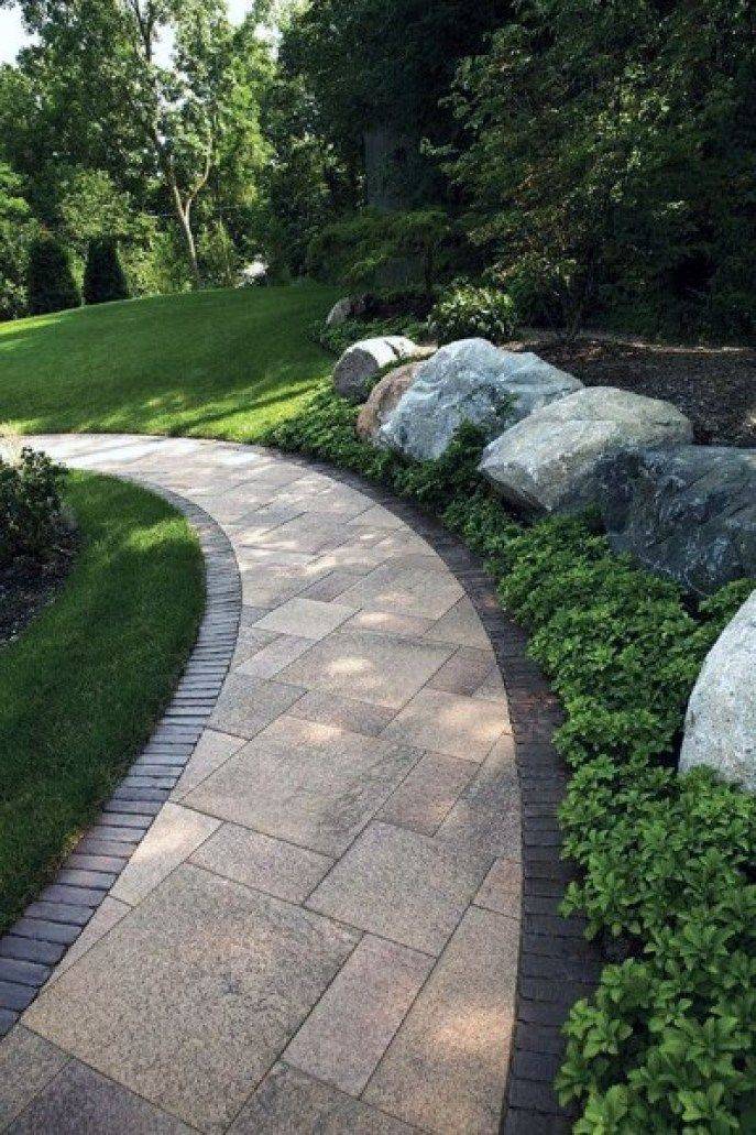 18 Concrete Garden Pathways Ideas To Consider | SharonSable