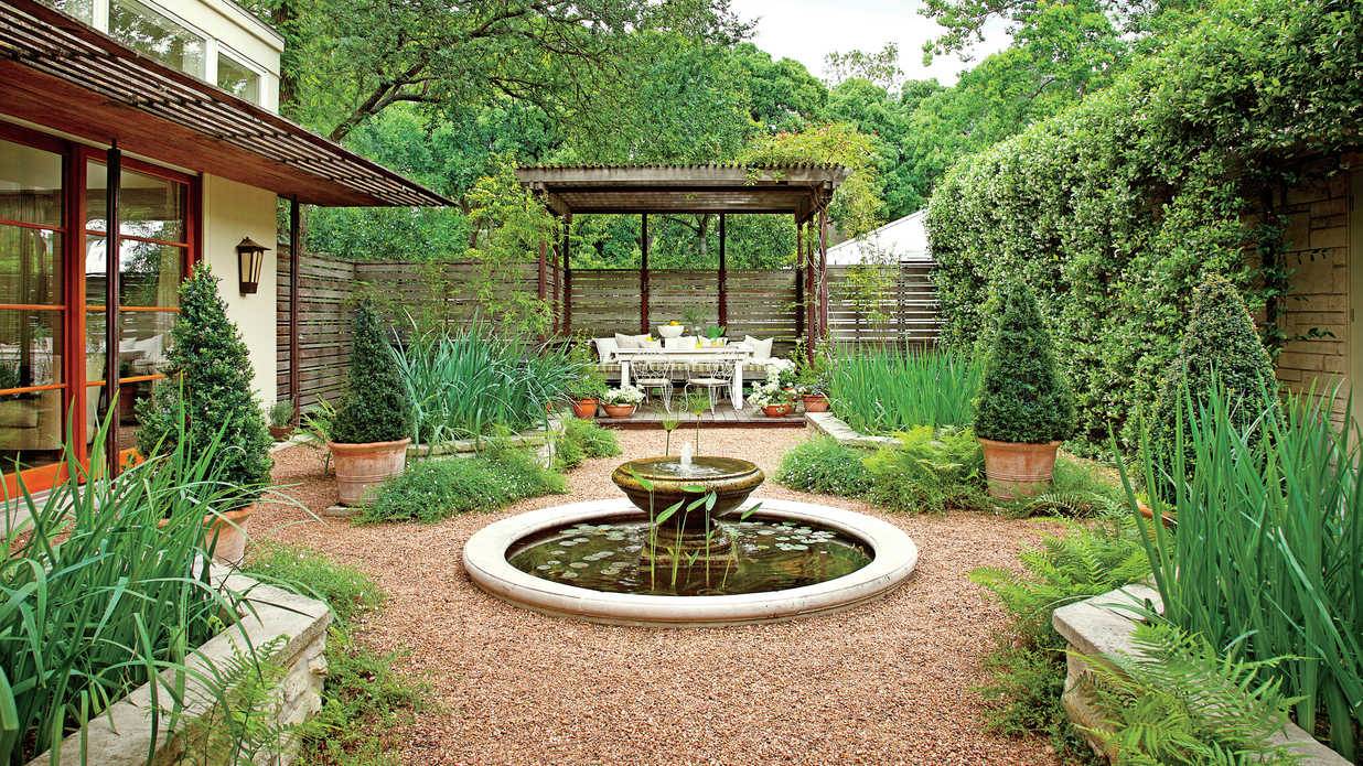 15 Southern Garden Courtyards Ideas You Should Look | SharonSable