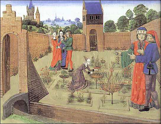 18 Garden in Paintings Medieval Ideas You Cannot Miss | SharonSable