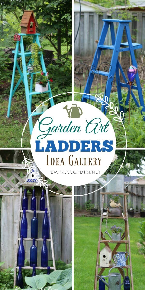 16 Ladder Garden Art Ideas You Must Look | SharonSable