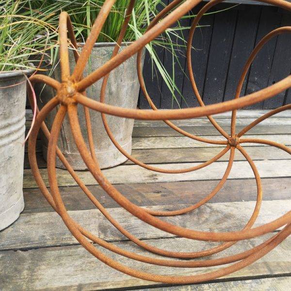 24 Metal Garden Orbs Ideas You Gonna Love | SharonSable