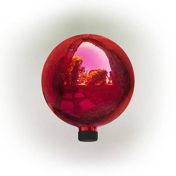 13 Red Gazing Balls for Garden Ideas You Must Look | SharonSable