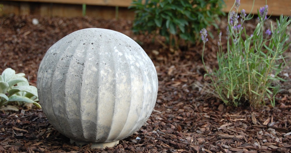 12 Landscaping Concrete Garden Balls Ideas You Should Look | SharonSable