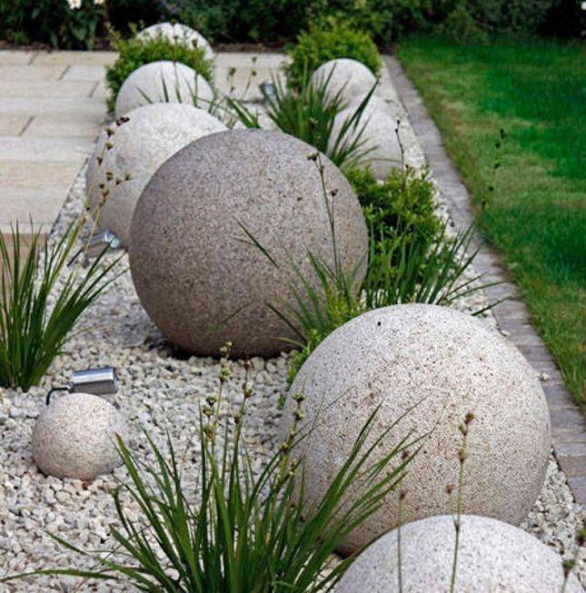 21 Stone Garden Globes Ideas You Cannot Miss | SharonSable