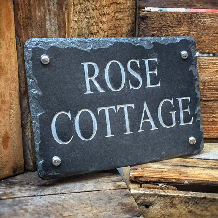 22 Slate Garden Signs Ideas You Cannot Miss | SharonSable