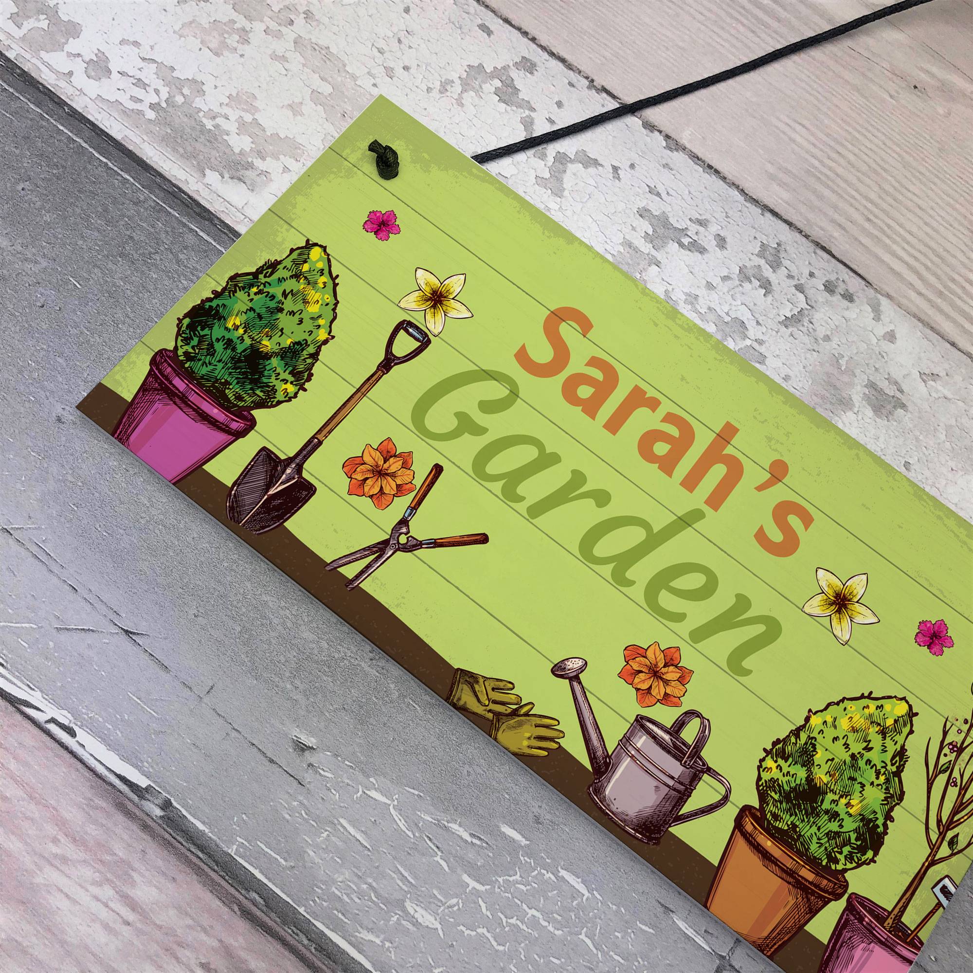 17 Hanging Garden Signs Ideas You Should Look | SharonSable