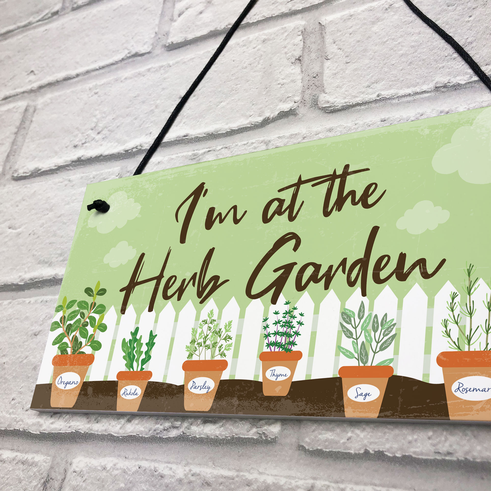 17 Hanging Garden Signs Ideas You Should Look | SharonSable