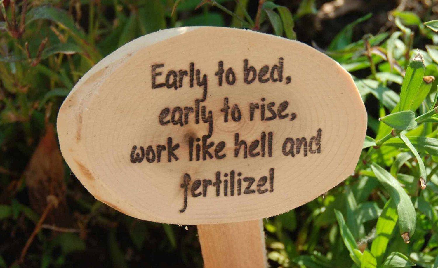25 Humorous Garden Signs Ideas You Must Look | SharonSable