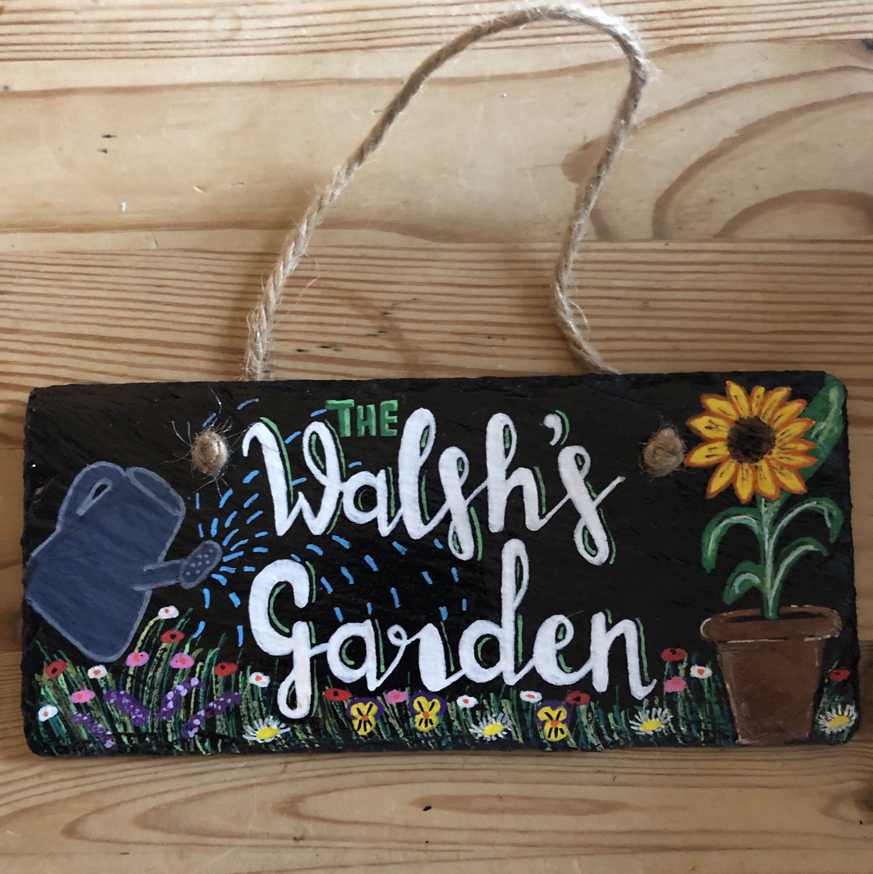 17 Slate Garden Sign Ideas You Must Look | SharonSable
