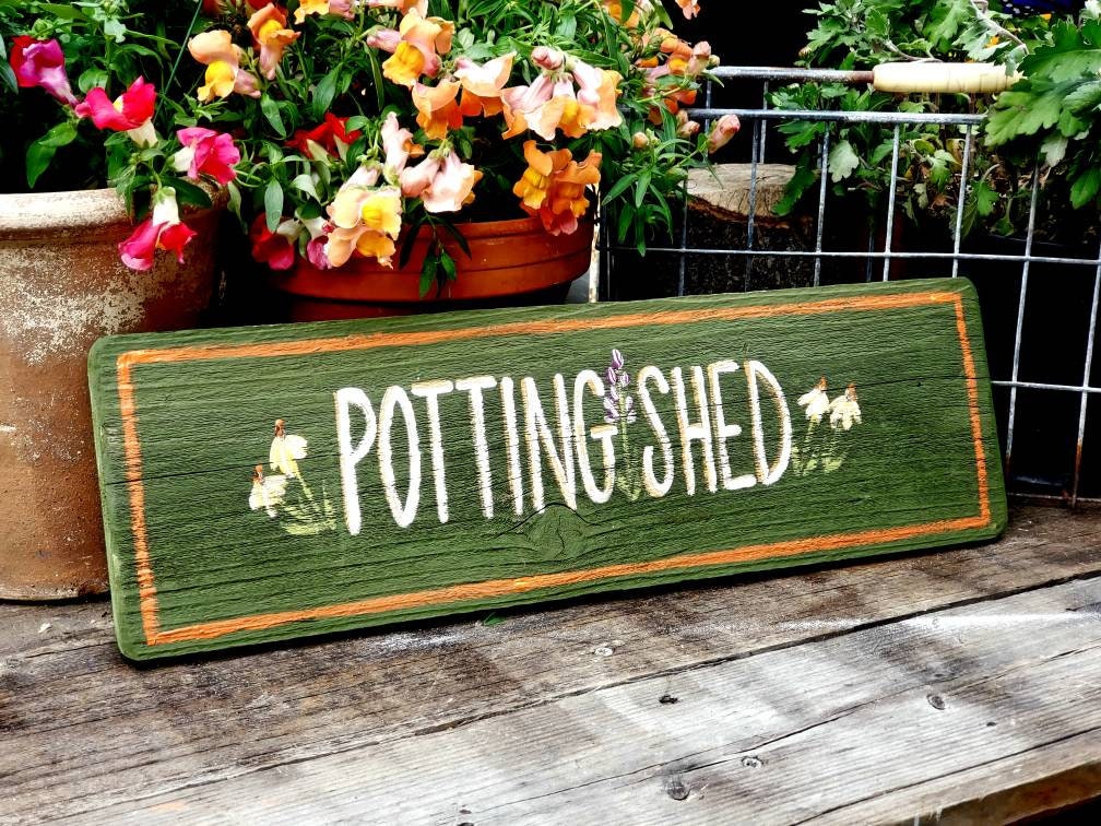 15 Garden Shed Sign Ideas For This Year | SharonSable