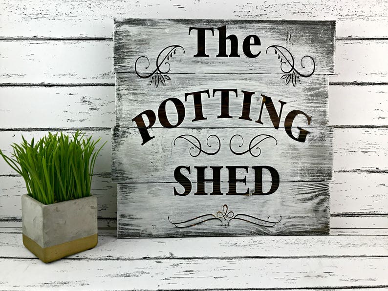 15 Garden Shed Sign Ideas For This Year | SharonSable