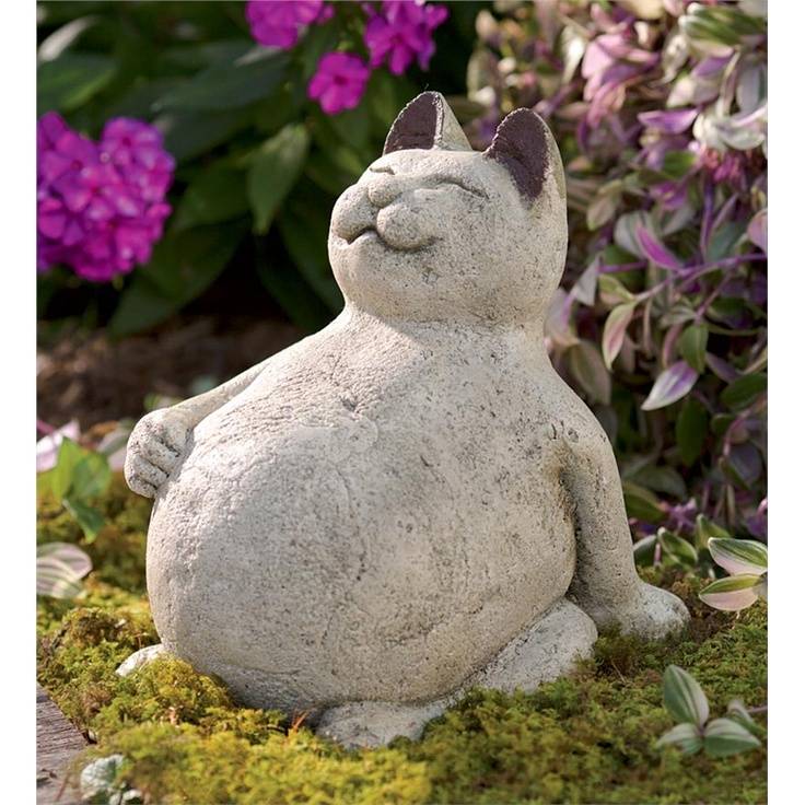 21 Cat Garden Statue Ideas Worth to Check | SharonSable