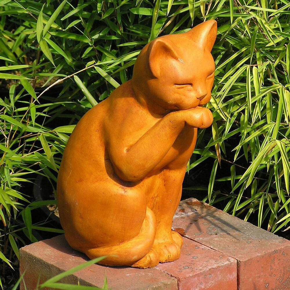 21 Cat Garden Statue Sculpture Ideas Worth to Check | SharonSable