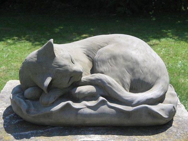 26 Sleeping Cat Garden Statue Ideas You Cannot Miss Sharonsable