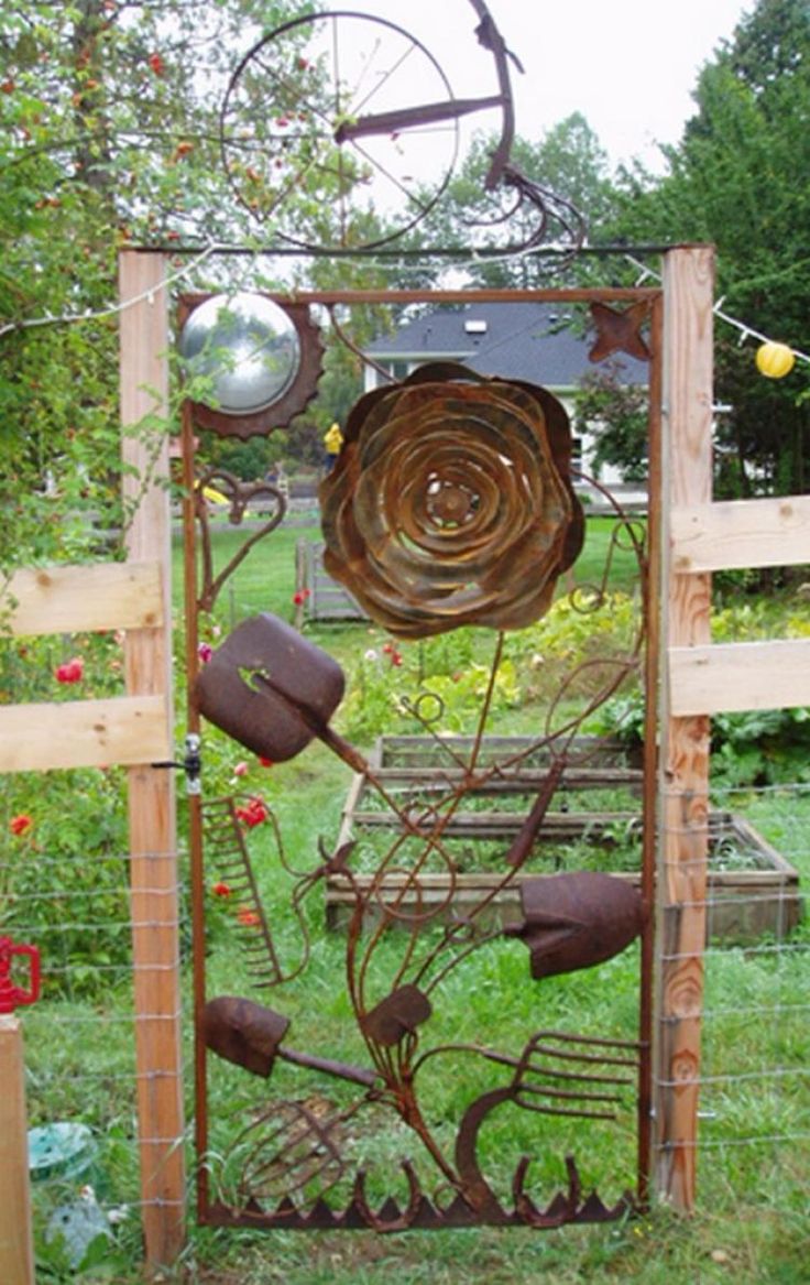 21 Rustic Garden Metal Works Ideas You Should Look | SharonSable
