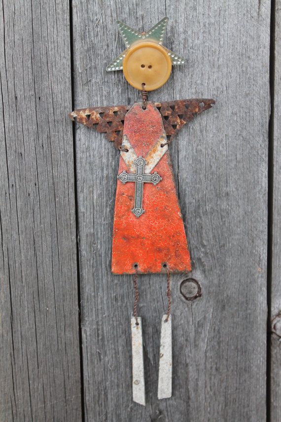 20 Rustic Metal Garden Angels Ideas You Cannot Miss | SharonSable