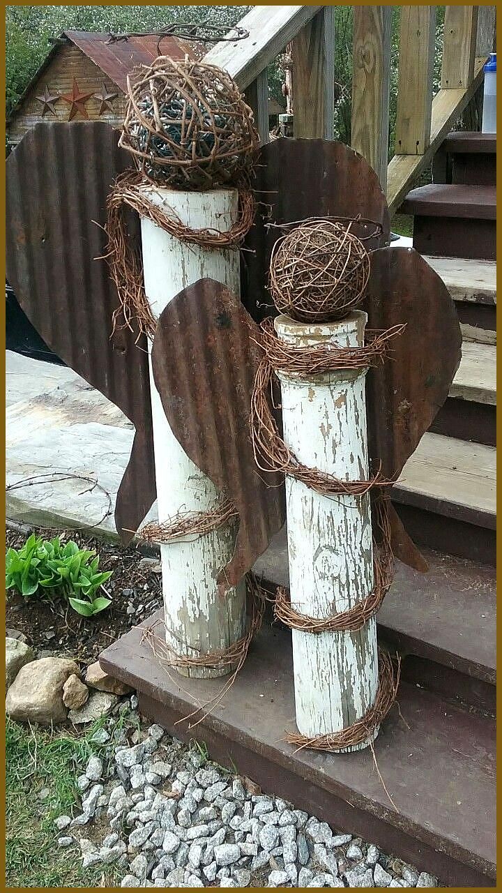 20 Rustic Metal Garden Angels Ideas You Cannot Miss | SharonSable