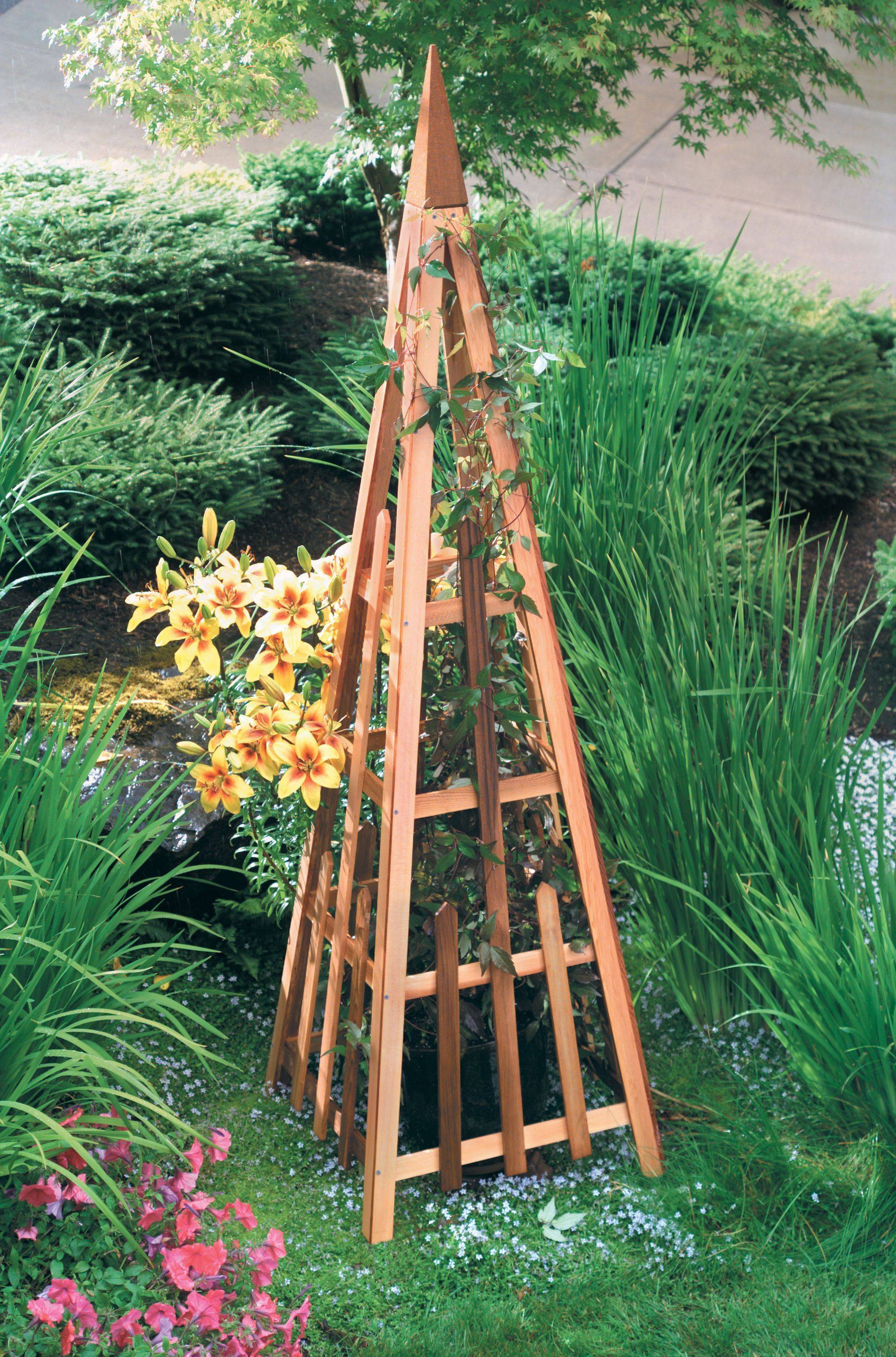 17 Garden Pyramid Trellis Ideas To Try This Year | SharonSable