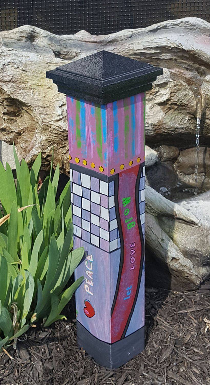 24 Garden Peace Pole Design Ideas Worth to Check | SharonSable