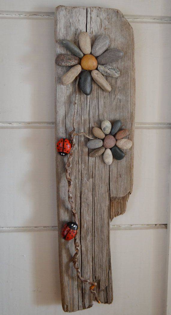 19 Painted Driftwood Garden Art Ideas Worth a Look | SharonSable