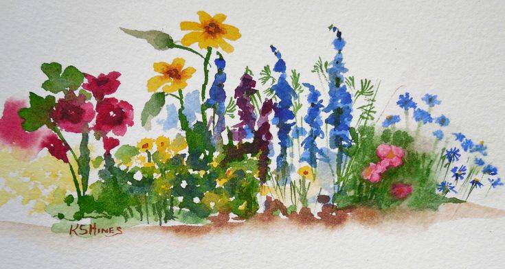 16 Watercolor Flower Garden Ideas You Should Check | SharonSable