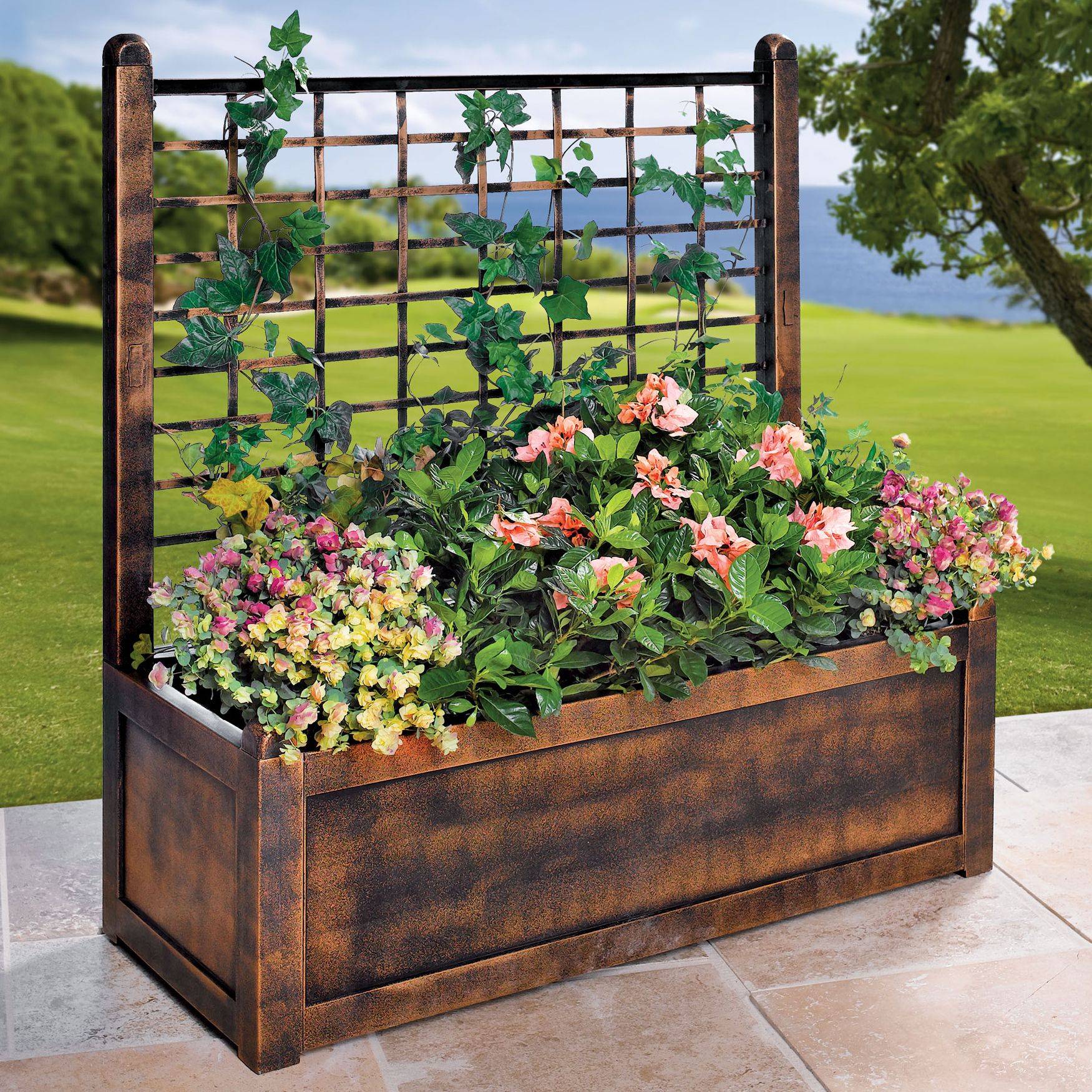 22 Garden Trellis with Planter Box Ideas You Cannot Miss | SharonSable