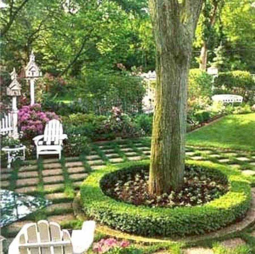 21 Garden Flower Beds around Trees Ideas You Must Look | SharonSable