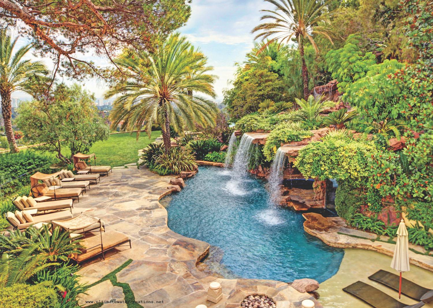 23 Luxury Garden Pool Ideas You Must Look | SharonSable