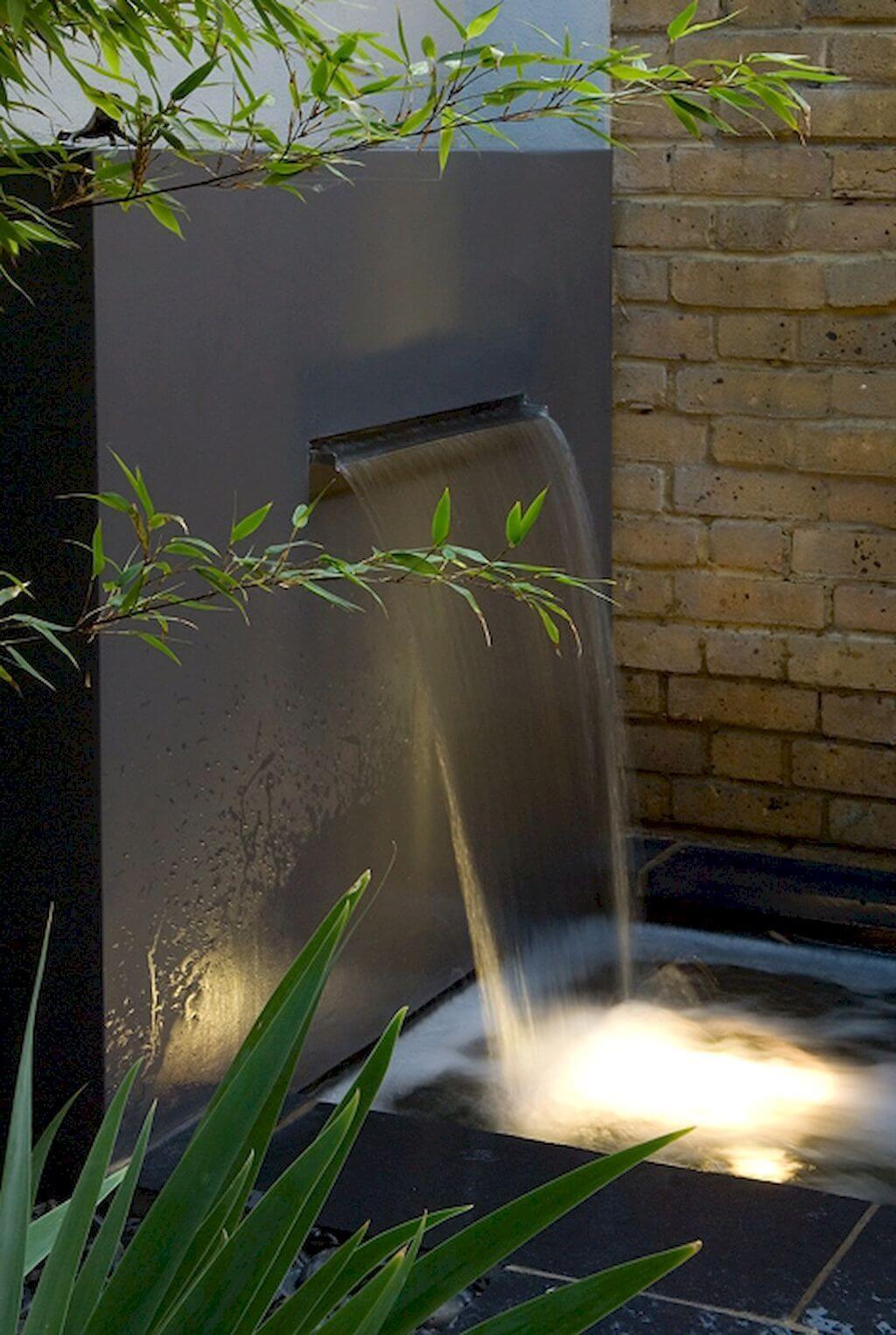 23 Contemporary Garden Water Features Ideas You Must Look | SharonSable